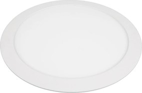 LED Solution Bílý vestavný LED panel kulatý 300mm 24W Barva světla: Studená bílá 102704