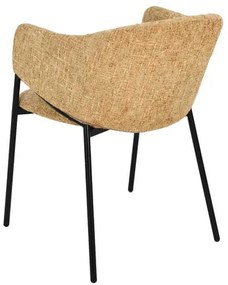 Designová židle Nikolai hořčicová