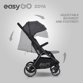 Kombinovaný kočárek EasyGo Zoya 2v1 Cloudy Gray