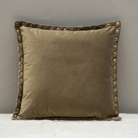 LADY MARGUERITE OLIVE SATIN PILLOW