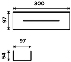 Nimco Police do koupelny, do sprchy -