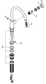 GROHE 31553001 - Dřezová baterie START CLASSIC lesklý chrom