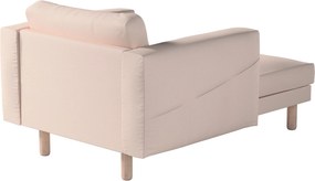 Potah na IKEA Norsborg šezlong s loketními opěrkami barva růžová látka pletený vzor