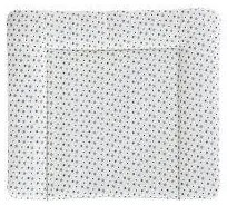 TRÄUMELAND Přebalovací podložka bez PVC 75 x 85 cm Weiß mit grauen Sternen