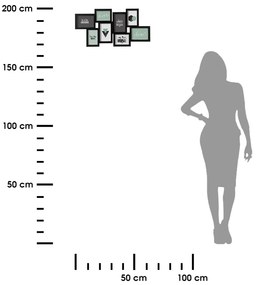 Nástěnný fotorámeček Cali 32x65 cm