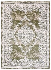 koberec AKRYL DIZAYN 143 zelená / slonová kost velikost 160x230 cm | krásné koberce cz