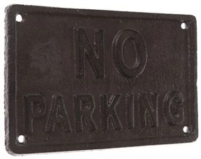 Casa de Engel Litinová dekorace na zeď "NO PARKING"