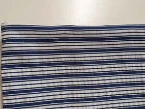 Písecké lůžkoviny Bavlněný povlak na polštář 50x70 - Záhonky modré II.jakost Zapínání: zip