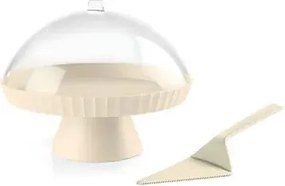 BlimPlus Alzata Agora brown sugar / Dortový podnos s poklopem / O 30 c