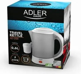 Adler AD 1268 šedá / Rychlovarná konvice / 600 W / 0.6 L