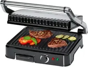 Clatronic KG 3487 černá / Elektrický kontaktní gril / 2000 W / nerez