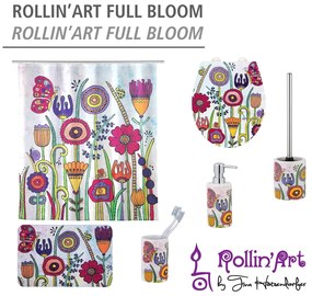 Keramická WC štětka Rollin'Art Full Bloom – Wenko