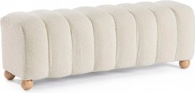 BIZZOTTO Dvoumístná lavice ZORA bílá 120x43 cm 0721696