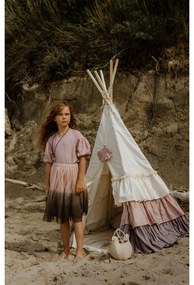 Dětský stan teepee Powder Frills - Moi Mili