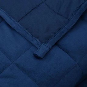 Zátěžová deka modrá 122 x 183 cm 5 kg textil 3154847