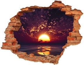 Wallmuralia Nálepka fototapeta 3D výhled Západ slunce 90x70 cm