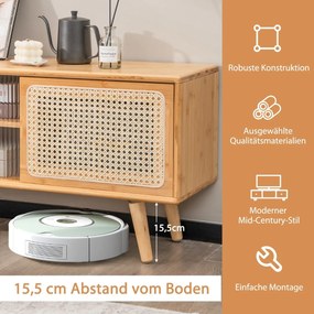 Costway TV skříň Moderní TV stolek pro televizory do 55 palce