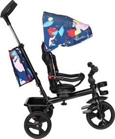 LIONELO Tříkolka 2v1 Haari Blue Navy / Nosnost 25 kg