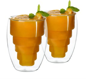 Termo sklenice, set 2 ks, 250 ml, HOTCOLD TYP 17