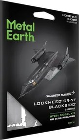 Metal Earth 3D puzzle Lockheed SR-71 Blackbird / 45 dílků / od 14 let