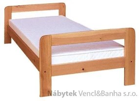 dřevěná dvoulůžková postel z masivního dřeva drewfilip 1 D azurowe
