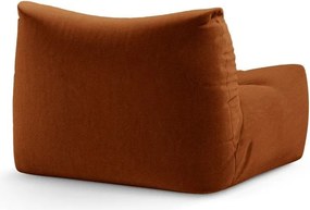 Oranžové sametové křeslo Tove – Micadoni