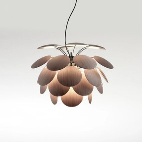 Marset A620-161 Discocó 68, španělské závěsné svítidlo, 3x14W LED E27, americký dub, průměr 68cm