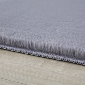Kusový koberec Pouffy 5100 Grey kruh, 120x120 (priemer) kruh, šedá, obývacia izba, Ayyildiz