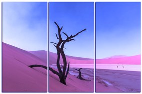 Obraz na plátně - Mrtvý strom v dunách 1130FB (90x60 cm  )