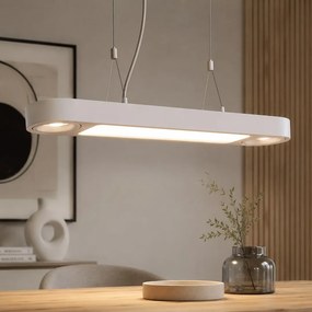 Závěsné svítidlo Luce, 1x bílé kovové stínítko, w