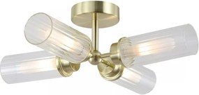 Searchlight 29984SB Stropní svítidlo IMPERIAL zlaté IP44