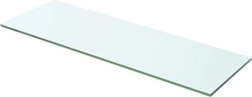Policové desky 2 ks sklo čiré 60 x 15 cm 3051563