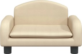Pelíšek pro psy krémový 50 x 40 x 30 cm textil 171970
