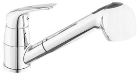 Dřezová baterie Ceramia S-Line Pro s vytahovací sprškou, 2 proudy chrom SIKOBSLPRO283
