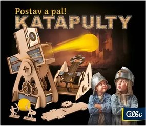 ALBI Stavebnice Postav a pal! Katapulty / Dřevěná / od 8 let