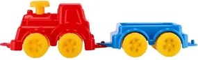TEDDIES Vláček s vagonkem / Model vláčku / plast / 41 cm / 2 barvy / 1
