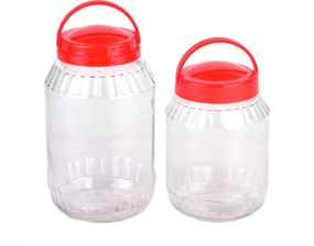 Skleněná dóza s víčkem MOLDI 3,1 l