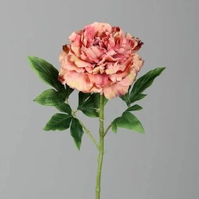 Ego Dekor Květina Pivoňka, růžová|lososová, 60cm