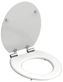 Schütte 84100-A - Záchodové prkénko WHITE SoftClose MDF dřevo
