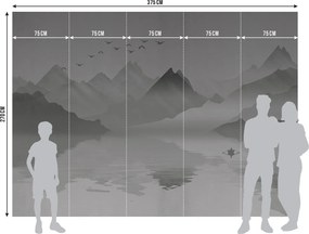 Fototapeta na míru Klidné Horské Jezero | Vliesová fototapeta na zed' | DFTNS1246