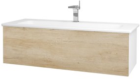Dřevojas Koupelnová skříň VARIANTE SZZ 120 (umyvadlo Euphoria) Varianta: N01 Bílá lesk / D15 Nebraska
