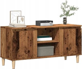 Fionshop 263596526 Tv skříňka old wood 102 x 35 x 50 cm kompozitní dřevo