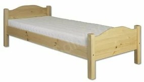 Dřevěná postel 80x200 LK128 (Barva dřeva: Gray)