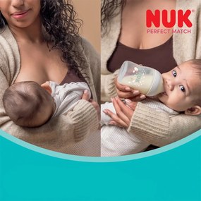 Kojenecká láhev NUK Perfect Match s kontrolou teploty Hippo 260 ml