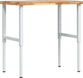 Pracovní stůl 100x60x(73–99,5) cm masivní akácie obdélníkový 3309715