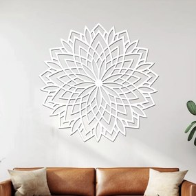 dřevo života Mandala DOBRÉ NÁLADY Zvolte rozměr (cm): 40x40, Zvolte barvu dekoru: Bílá