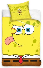 Dětské povlečení Sponge Bob Emoji 140x200/70x90cm
