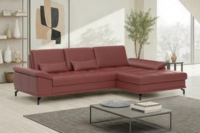 XXXLutz ROHOVÁ SEDAČKA, kůže, červenohnědá Sit & More - Sedací soupravy - 000144039732