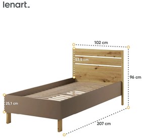 Lenart Postel Lenny LY10 - 90 x 200 cm