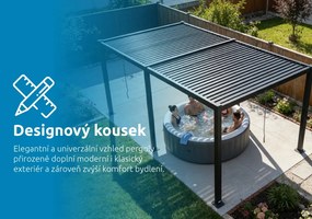 Bioklimatická pergola Marimex 3x4 m | 11640722